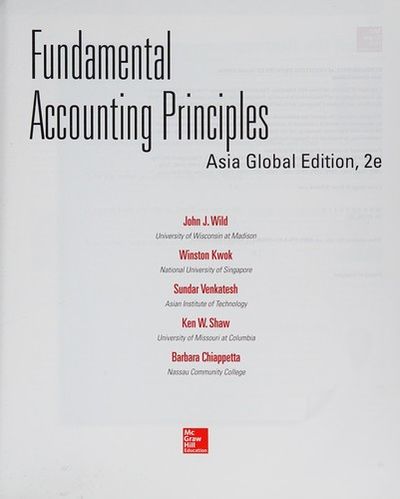 BIBLIO | FUNDAMENTAL ACCOUNTING PRINCIPLES: WITH IFRS by WILD ...