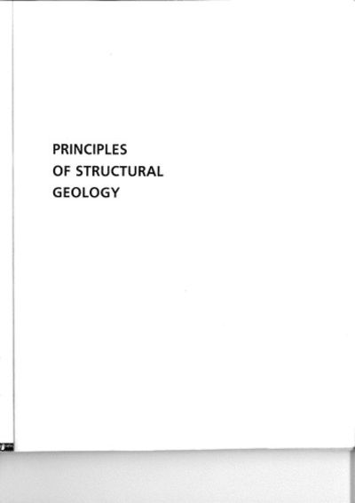 Principles of Structural Geology by Suppe, John | Hardcover | 1985 ...