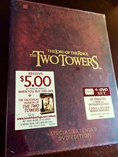 Lord Of The Rings The Two Towers Dvd Cover