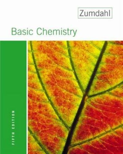 BIBLIO | Basic Chemistry, 5th by Zumdahl, Steven S | Softcover | 2004 ...