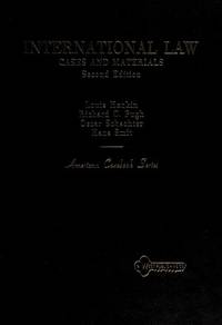 International Law: Cases and Materials by Louis Henkin (Other ...