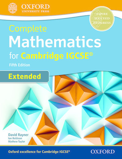 Cie Complete Igcse Extended Mathematics 5th Edition Book: With Website Link by Rayner ...