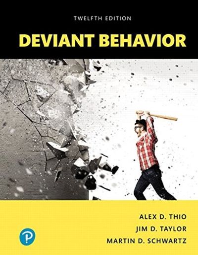 Deviant Behavior, Books a la Carte by Thio, Alex; Taylor, Jim; Schwartz ...