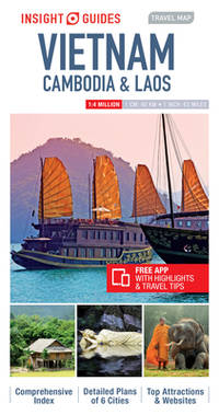 Insight Guides Travel Map Vietnam, Cambodia & Laos (Insight Travel Maps ...