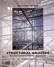 STRUCTURAL ANALYSIS: A CLASSICAL MATRIX APPROACH,2ED. by MCCORMAC | Hardcover | January 1, 1997 ...