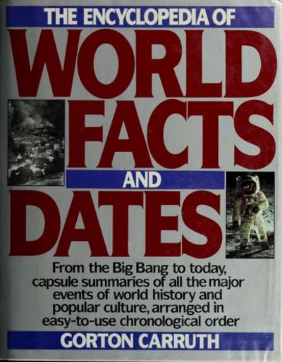 The Encyclopedia of World Facts and Dates by Carruth, Gorton - 1993