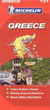 Michelin Greece Map by Manufactured by Michelin | Folded | February 28 ...