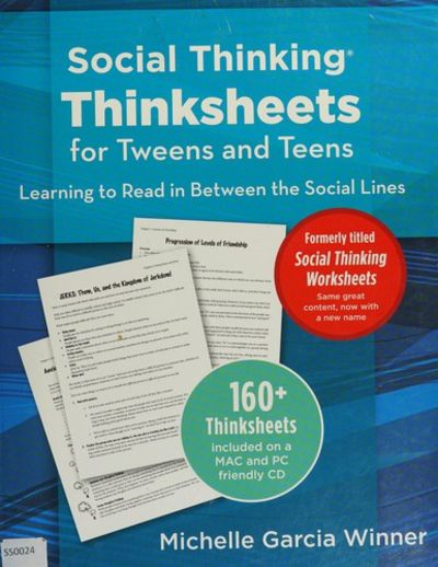 Social Thinking Thinksheets for Tweens and Teens by Think Social ...