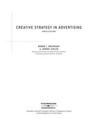 BIBLIO | Creative Strategy in Advertising by Bonnie L. Drewniany ...