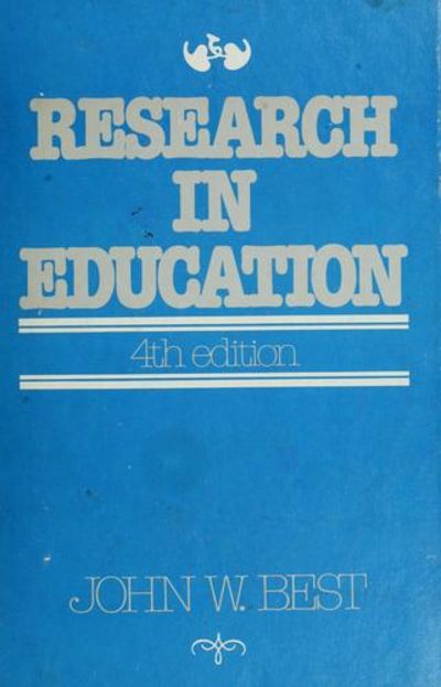 Research in Education by John W. Best | Hardcover | 1981-04 | Prentice ...
