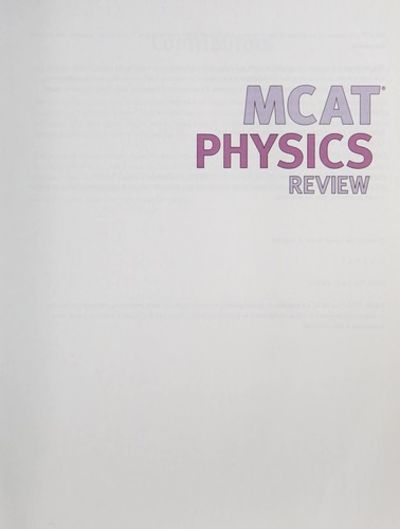 KTPA MCAT Physics by Kaplan | Paperback | 2010-05 | Kaplan Publishing ...
