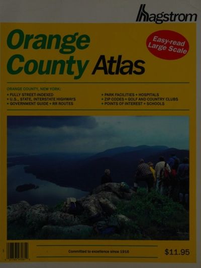 BIBLIO | Hagstrom Orange County Atlas New York by Manufactured by ...