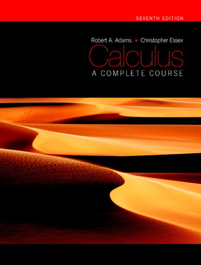 Calculus: A Complete Course (7th Edn) by C RA and Essex - Hardcover ...