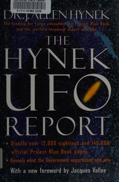 The Hynek UFO report by Hynek, J. Allen | Hardcover | 0000-00-00 ...