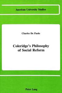 BIBLIO | Coleridge's Philosophy of Social Reform by Charles de Paolo ...