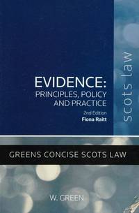Evidence - Principles, Policy and Practice by Fiona Raitt | Paperback ...