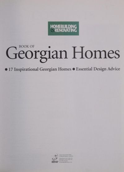 Book of Georgian Style Homes by Melanie Griffiths | Paperback | 01/01 ...