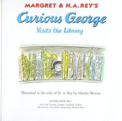 Curious George Visits the Library by Margret & H.A. Rey's | Paperback ...