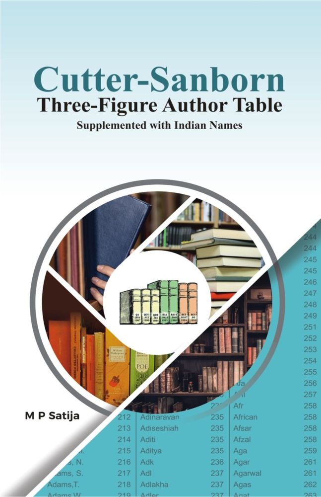 Cutter-Sanborn Three Figure Author Table: Supplemented with Indian ...