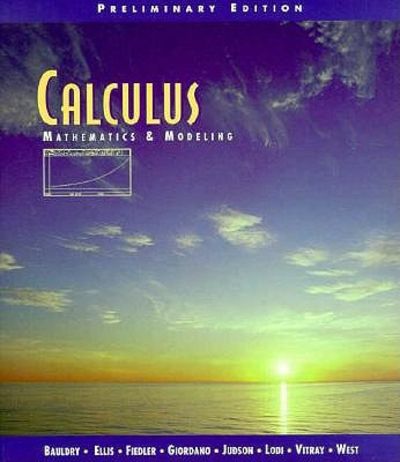 Calculus by J.R. Fiedler W. Ellis Jr. William Bauldry | Papeback | pp. 656 | Longman Group ...