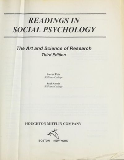 Social Psychology Textbook Kassin