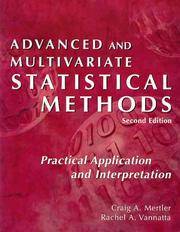 Advanced And Multivariate Statistical by Mertler Craig A Vannatta (37 items) - Biblio