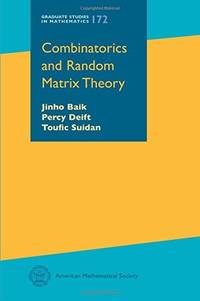Combinatorics and Random Matrix Theory by Toufic Percy/ Suidan - Hardcover - 2016 - from ...