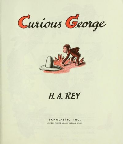 Curious George Book Cover