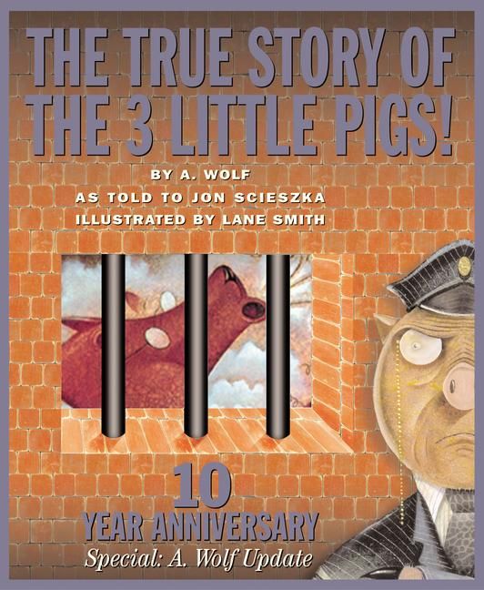 The True Story Of The Three Little Pigs Book Cover 🐷 The True Story