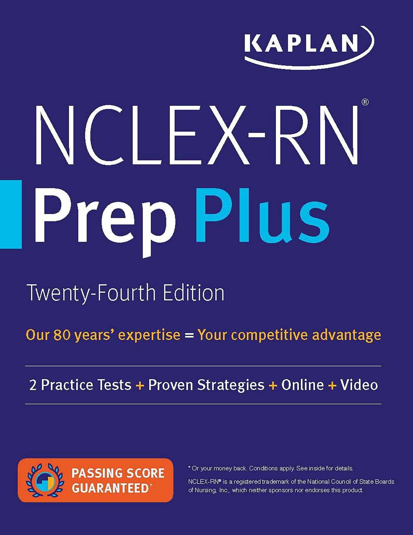 NCLEX-RN Prep Plus: 2 Practice Tests + Proven Strategies + Online ...