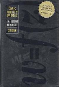 BIBLIO | Complex Variables and Applications : Macintosh (Churchill-Brown Series) by James Ward ...