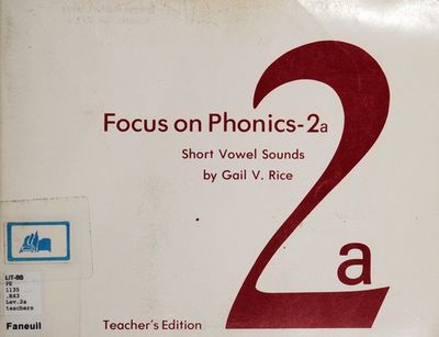 Focus on Phonics - 3: Long Vowel Sounds : Student Workbook (Correlated ...