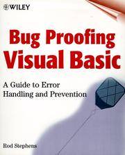 Bug Proofing Visual Basic: A Guide to Error Handling and Prevention by ...