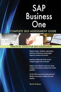 SAP Business One Complete Self-Assessment Guide by Gerardus Blokdyk | Paperback | 5starcooks ...