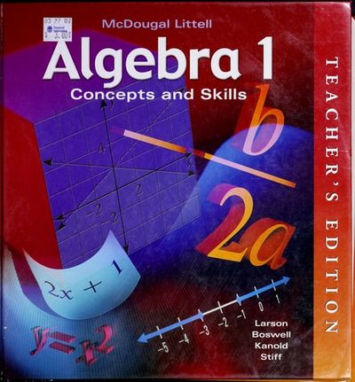 Algebra 1 Book Purple