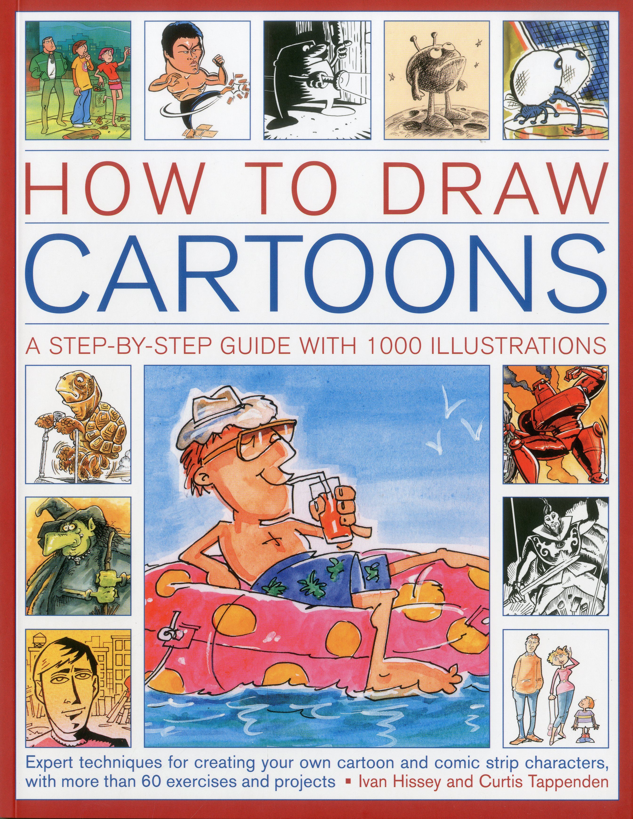 BIBLIO | How to Draw Cartoons: A step-by-step guide with 1000 ...