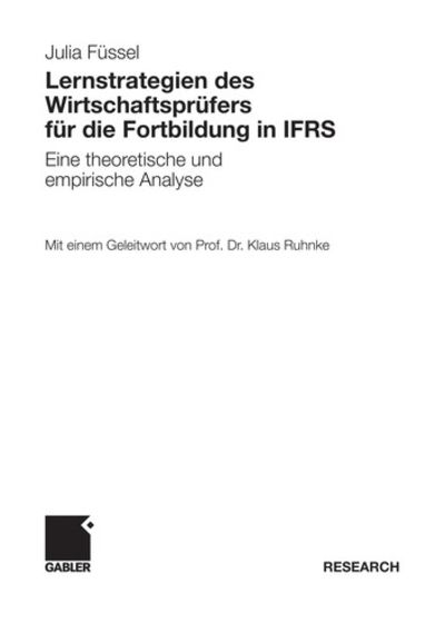 Lernstrategien Des WirtschaftsprÃ¼fers FÃ¼r Die Fortbildung In Ifrs ...