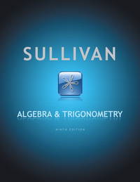 Algebra & Trigonometry by Michael Sullivan | Hardcover | 2011-01 ...
