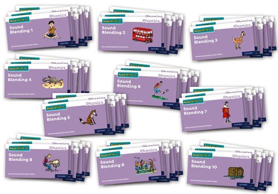 Read Write Inc. Phonics: Sound Blending Books - Class Pack of 100 (10 ...