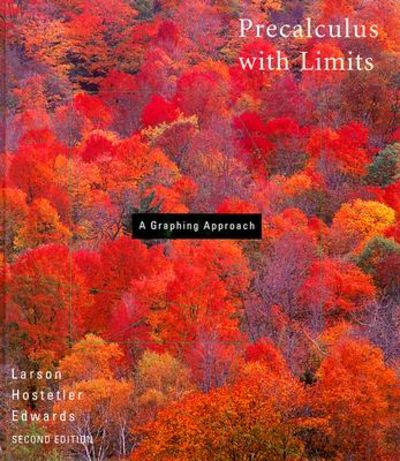 Precalculus With Limits A Graphing Approach by Larson by Ron Larson ...