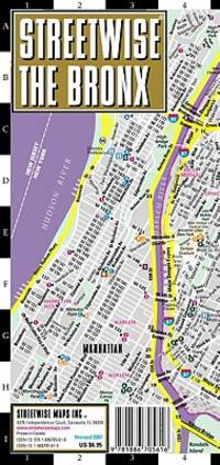 BIBLIO | Streetwise the Bronx Map - Laminated City Street Map of the ...
