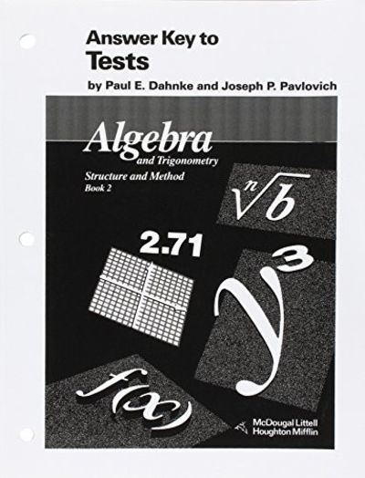 Algebra 2 And Trigonometry Textbook