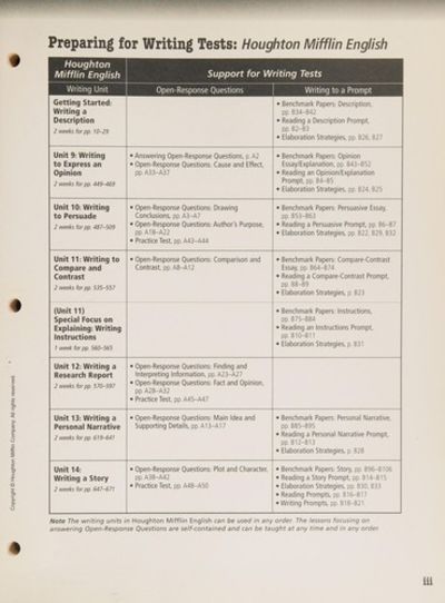 Houghton Mifflin English Workbook Plus