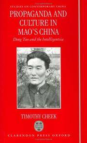 Propaganda and Culture in Mao's China: Deng Tuo and the Intelligentsia ...