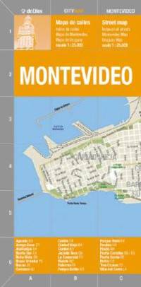 Montevideo City Map by Julian de Dios; de Dios Editores | Hardcover ...