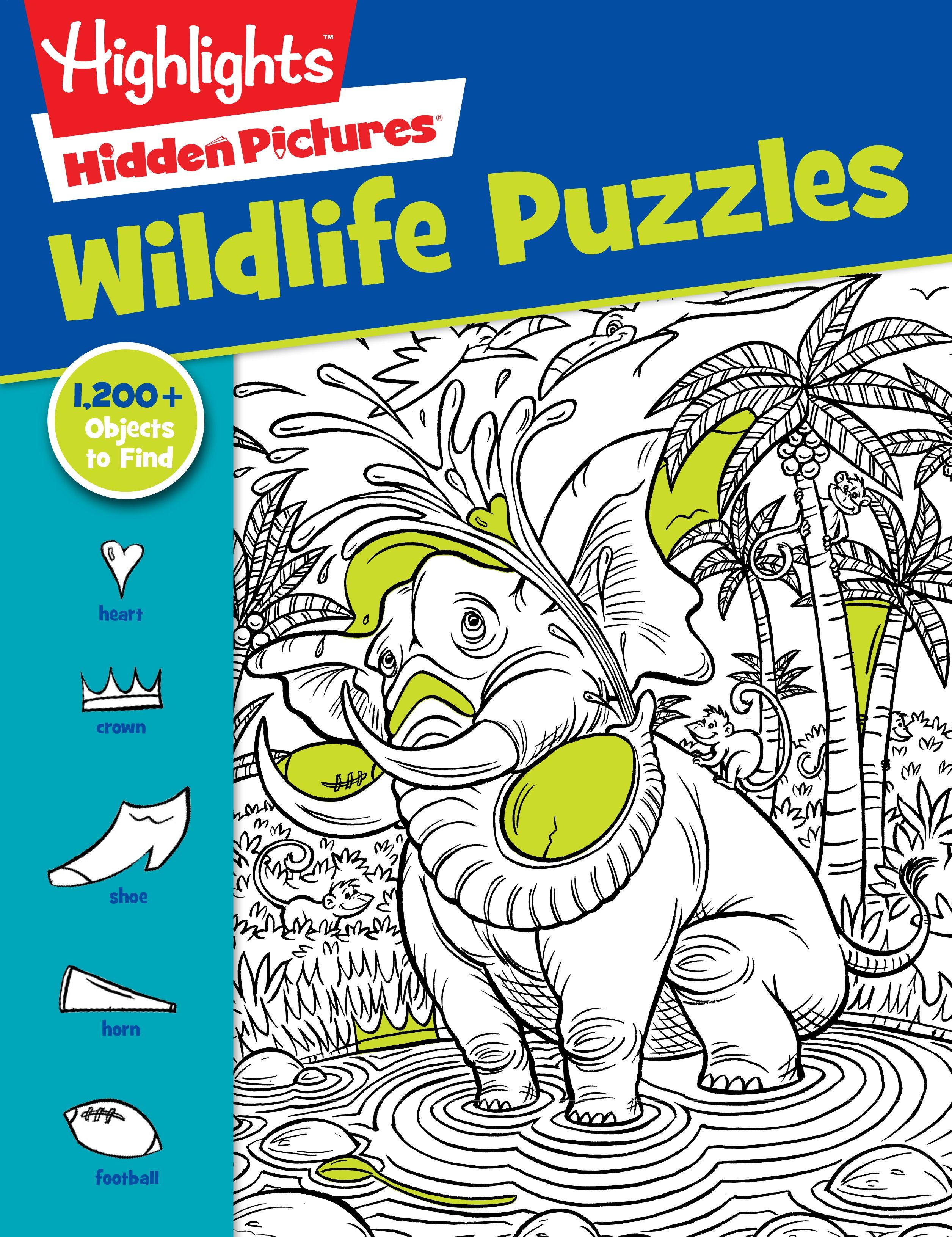 Wildlife Puzzles (Highlights Hidden Pictures) by Highlights | Paperback ...