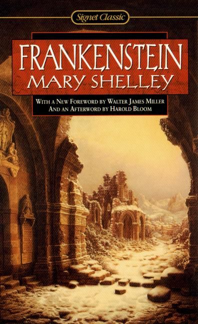 Frankenstein By Mary Shelley Book Cover 1818 Text
