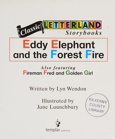Eddy Elephant (Classic Letterland Storybooks) by Wendon, Lyn | Hardback ...