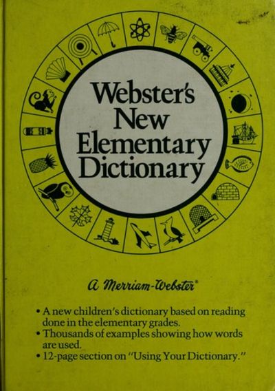 Elementary Dictionary Page