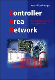 Controller Area Network. Basics, Protocols, Chips and Applications. Englische Ausgabe [Gebundene ...